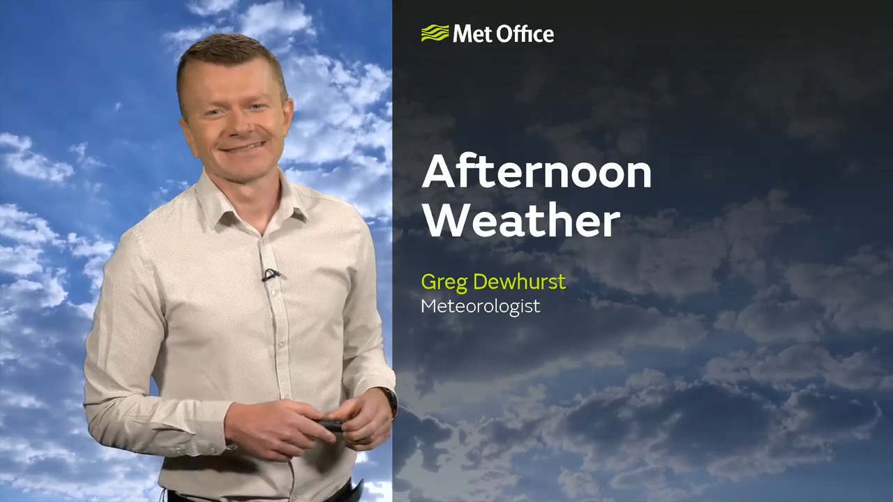 Met Office Saturday afternoon weather forecast 25/04/2026