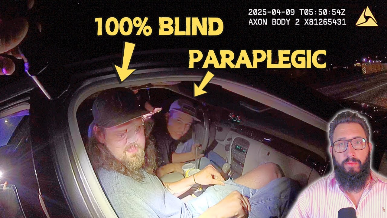 I was pulled over as a paraplegic driving a blind man