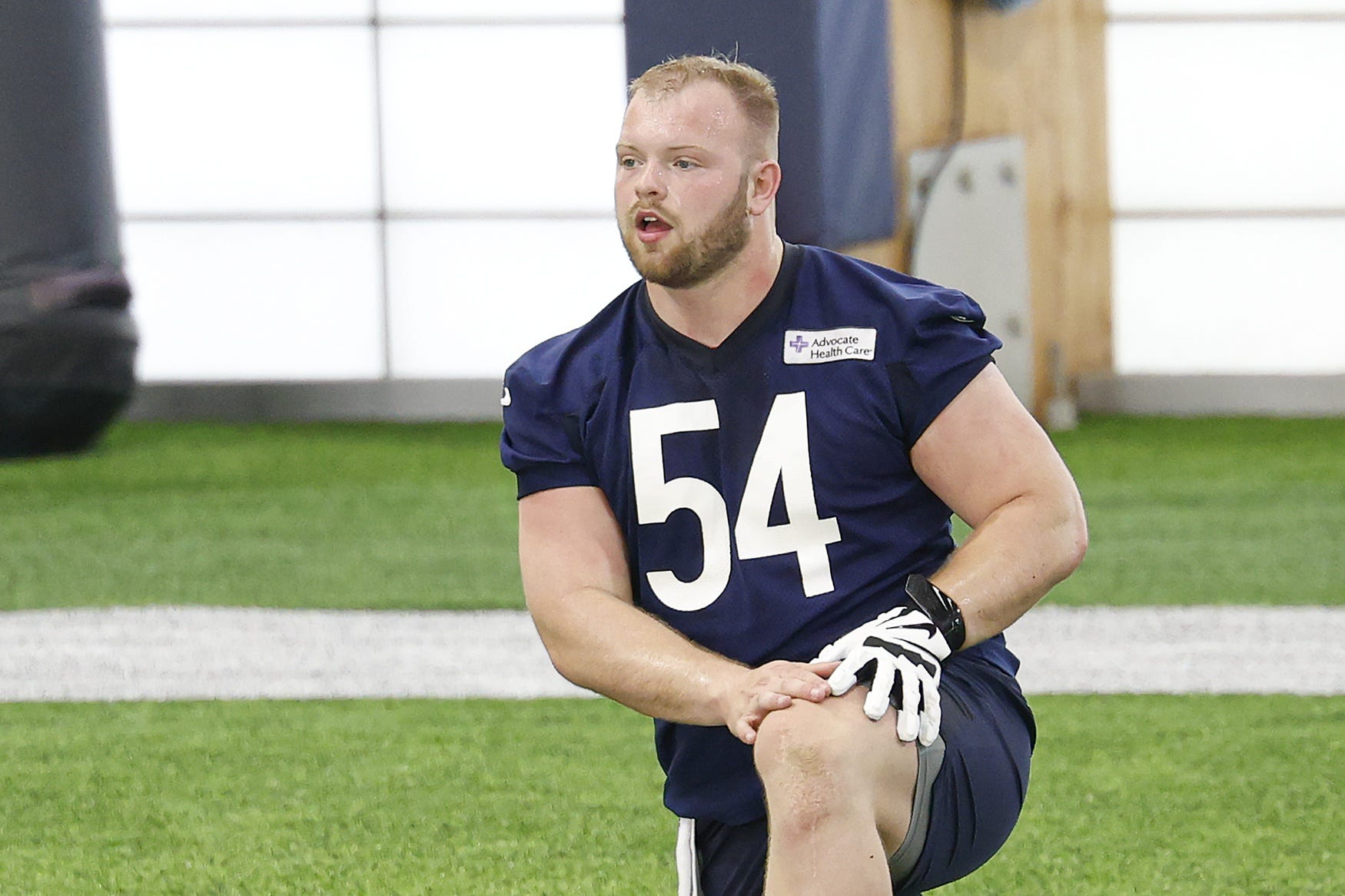 Bears rookie C Logan Jones explains decision to wear No. 54