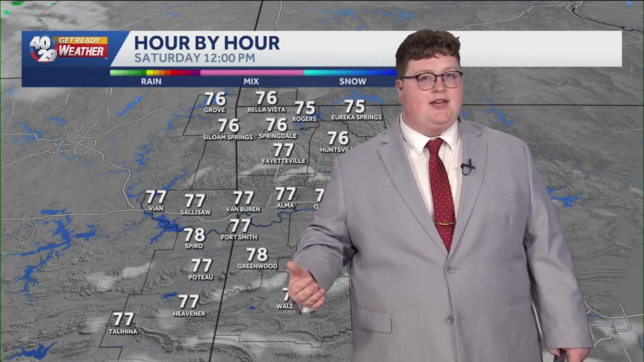 Impact day: Storms expected late Saturday into Sunday