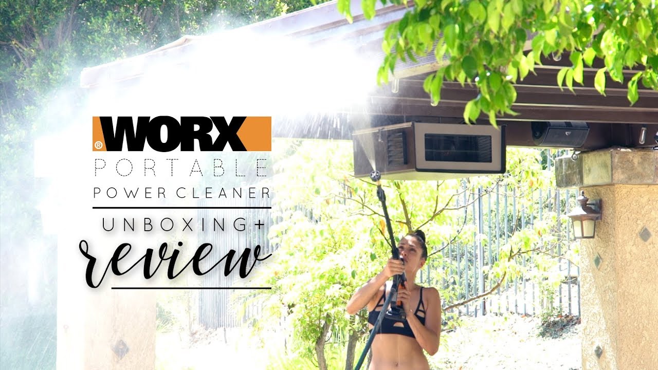 WORX Hydroshot portable power cleaner review
