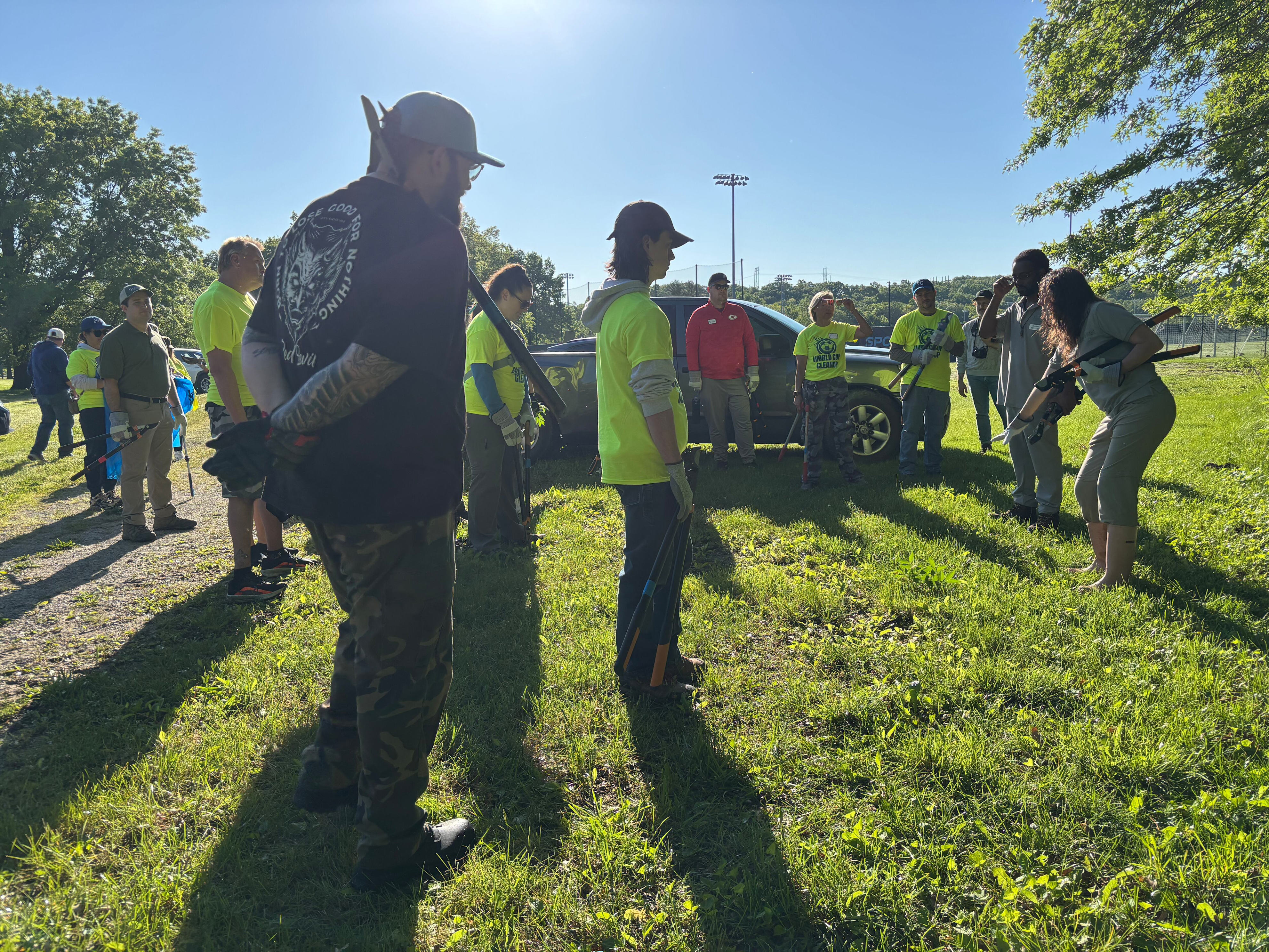 Renewing the blue: Volunteers clean up the Blue River ahead of World Cup
