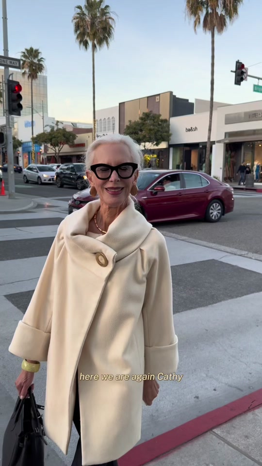 Ageless Beverly Hills style with birthday girl Cathy