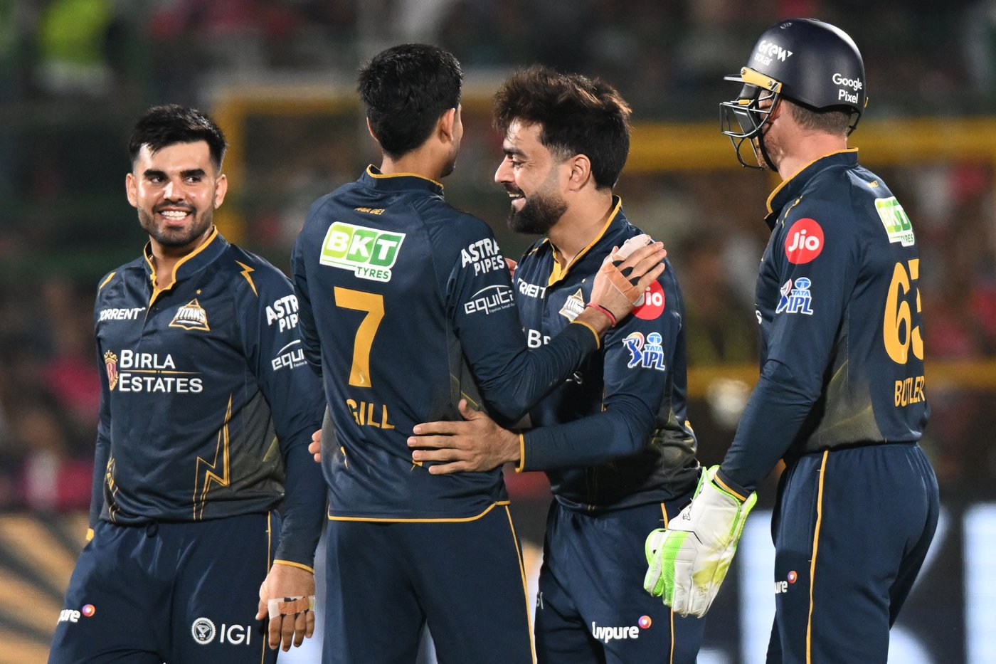 Rashid Khan spins out Rajasthan in 77-run win for Gujarat in IPL