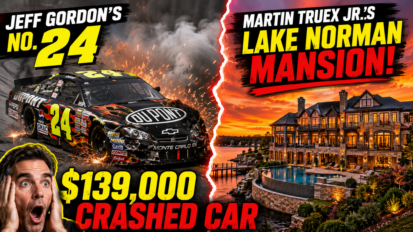 Jeff Gordon’s crashed NASCAR car just returned for $139K