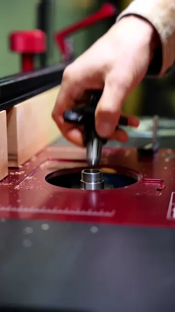 Shaping smooth shelf edges on a custom wall rack