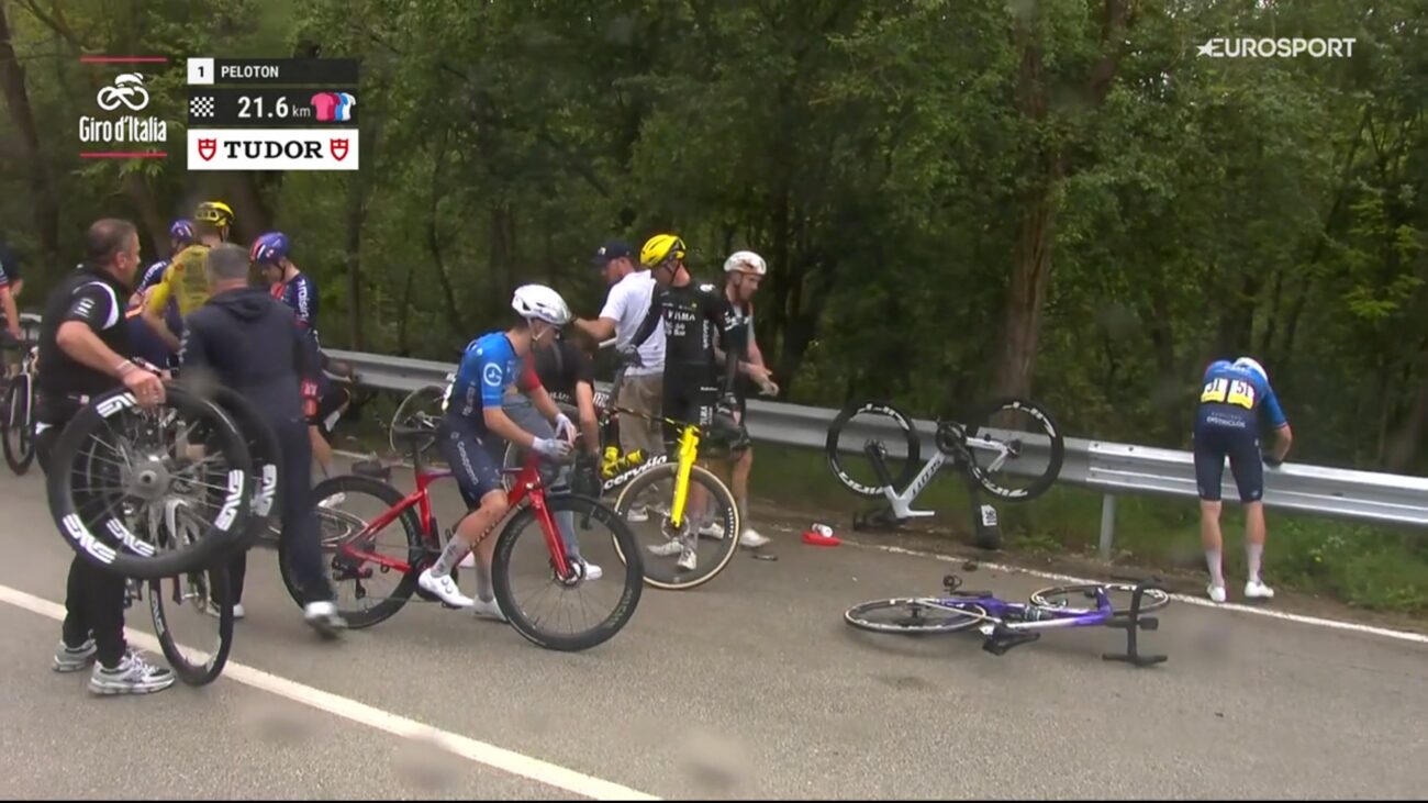 Giro d’Italia : plusieurs abandons après une grosse chute