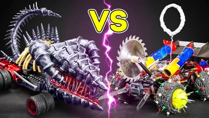 $1 RC car vs $100,000 DIY monster car - the most insane race ever! 💥🚗💀
