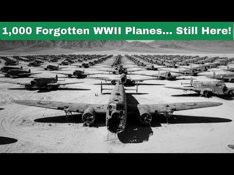 1,000 WWII planes still sit frozen in time in an American aircraft ...