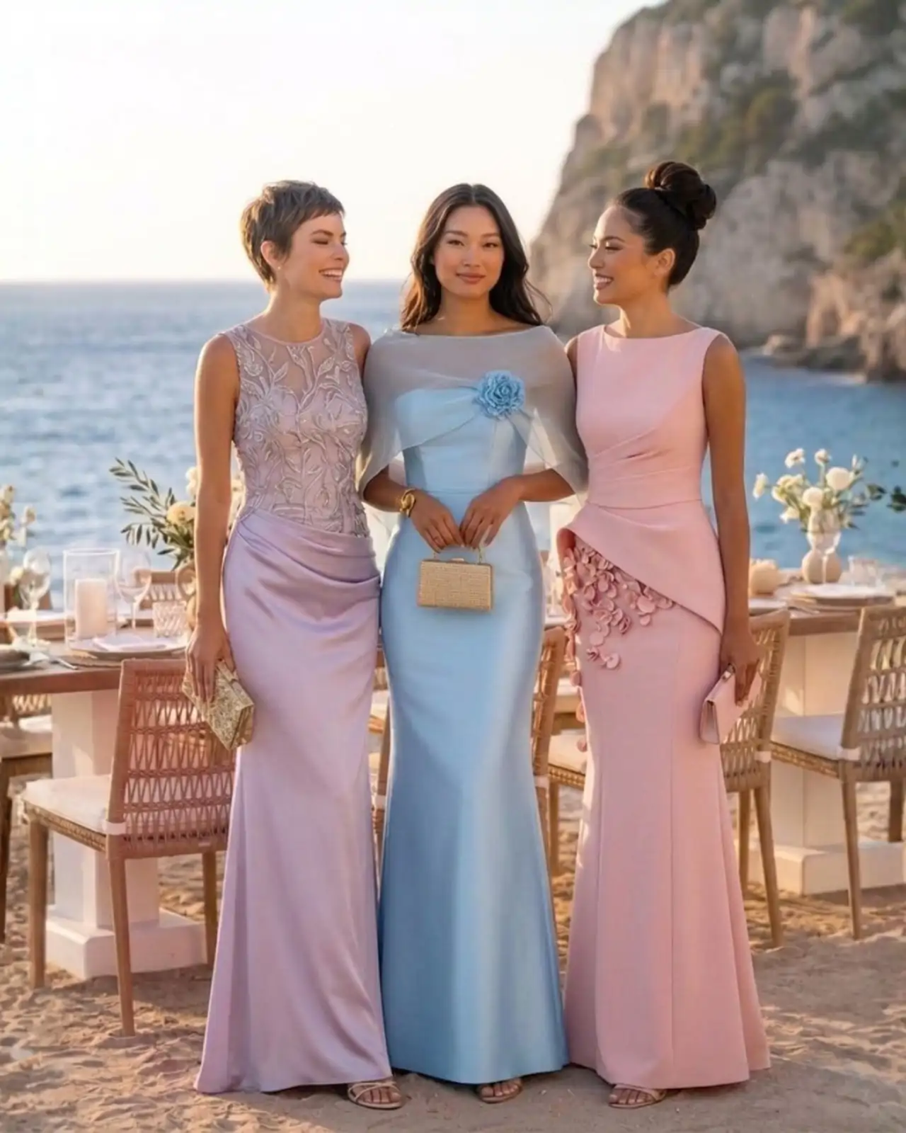 Boda en la playa: el protocolo que deberían seguir las invitadas