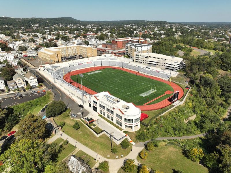 This art deco New Jersey stadium was built during the Great Depression ...