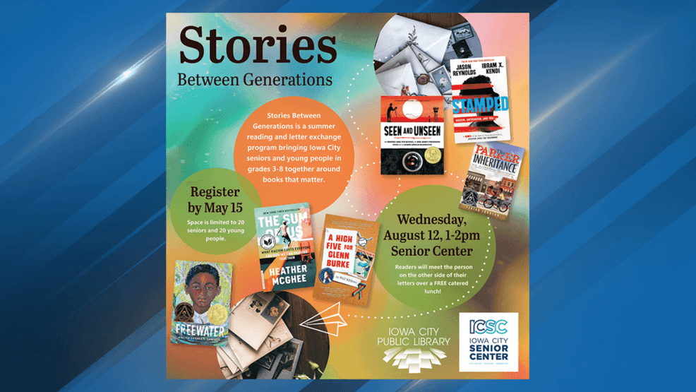 Iowa City program pairs seniors and students through books and ...