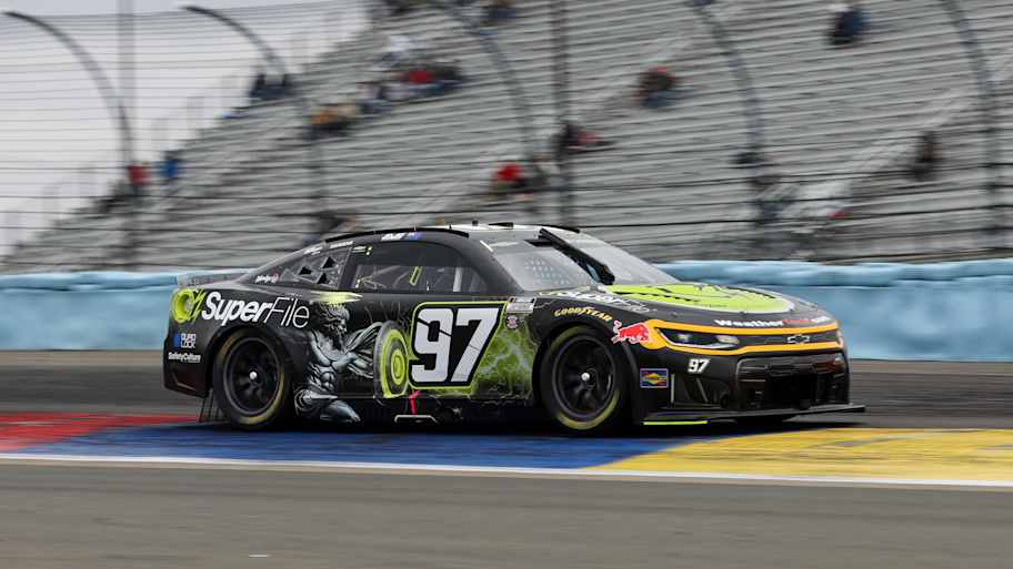 Van Gisbergen flexes muscles in Cup Series qualifying at the Glen