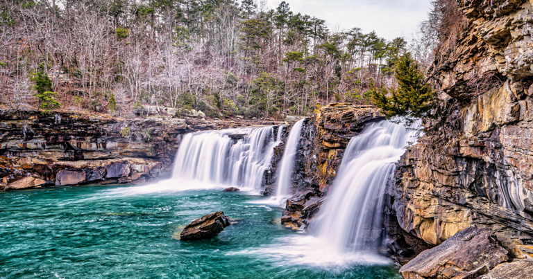 This Alabama waterfall loop is pure southern magic