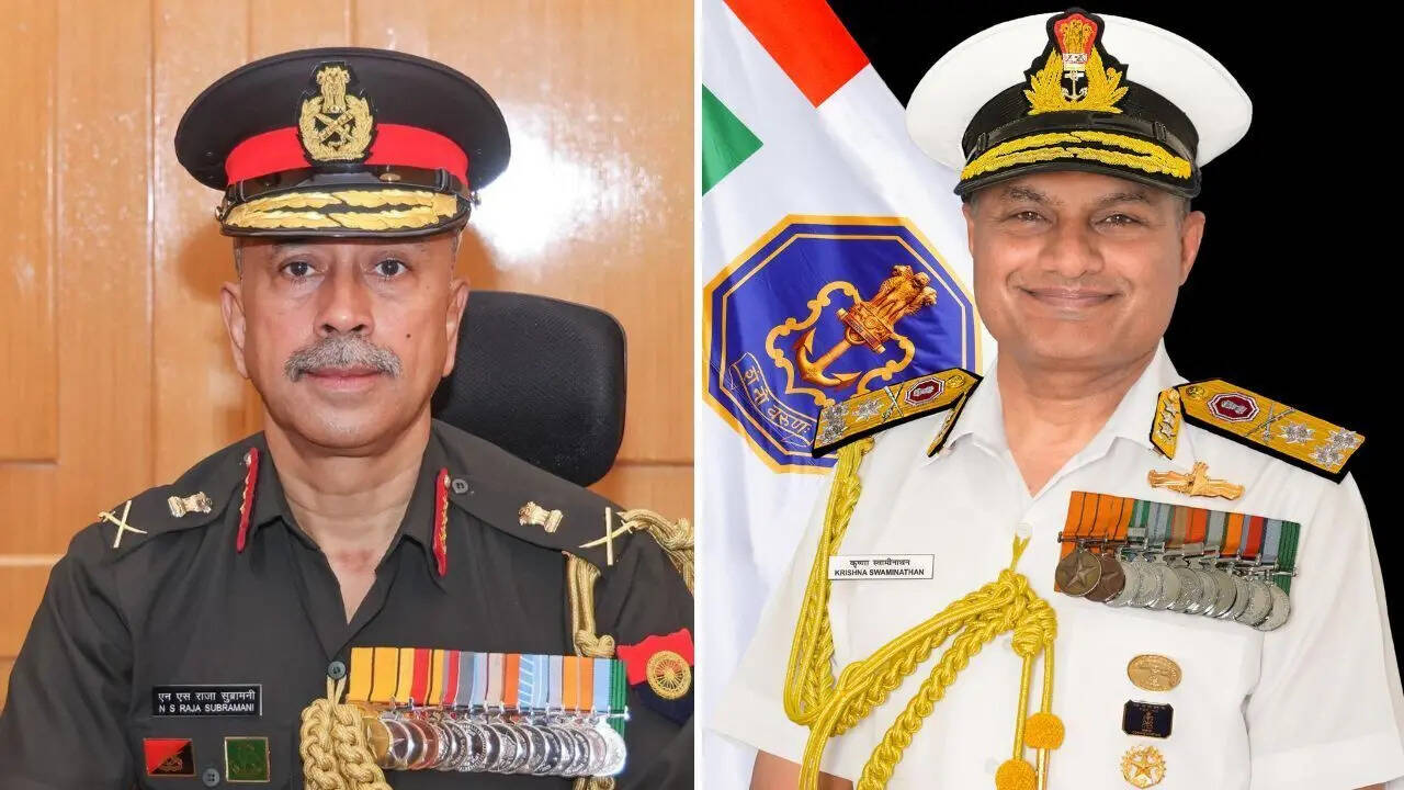 Pakistan-China expert Lt Gen Subramani named next CDS; Vice Admiral ...
