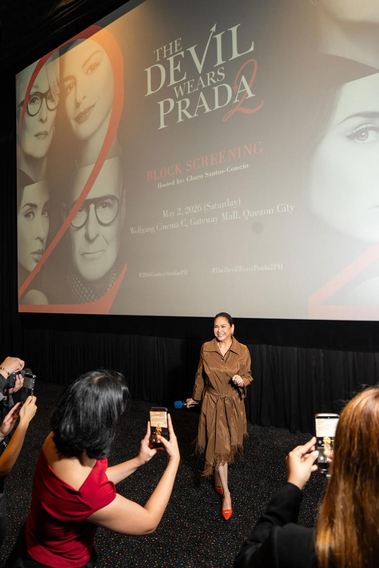 A woman of style and substance: Charo Santos-Concio channels Miranda ...