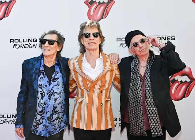 The Rolling Stones rock on a new album unveiling and rare red carpet moment