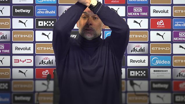 Pep Guardiola is a happy Hammer as Manchester City seek title favour
