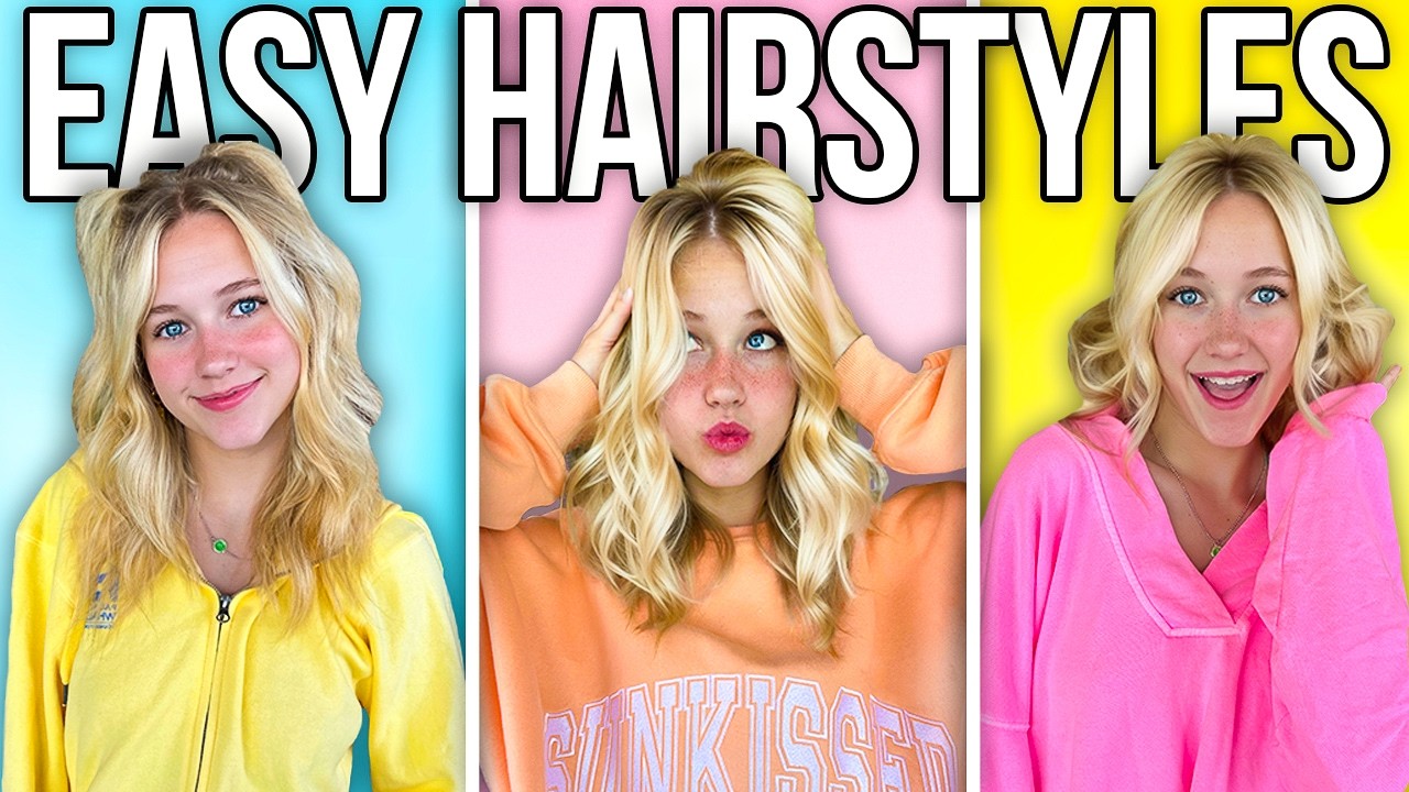 7 sisters cute and easy hairstyles for school!