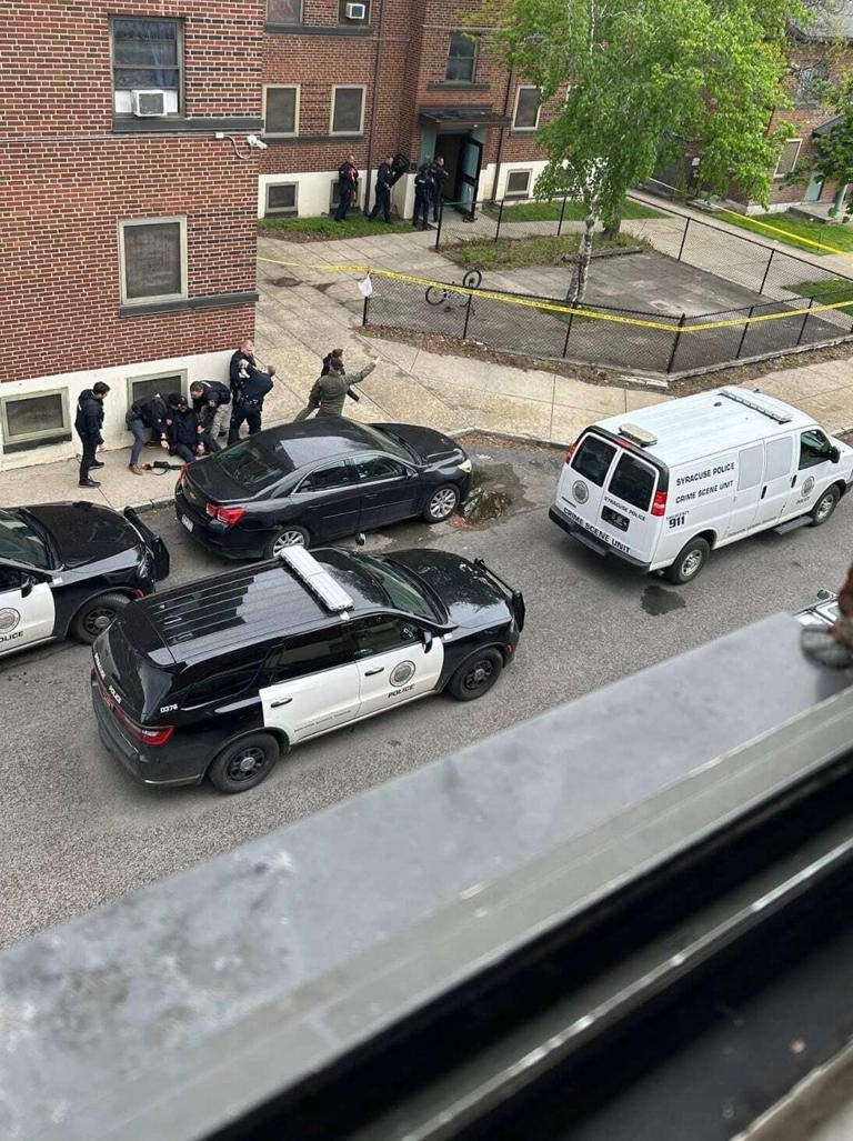 Update: 2 officers shot, another hurt in shooting in Syracuse; all are OK