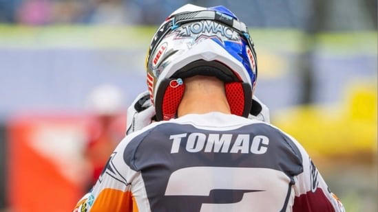 Eli Tomac injury update: Crash at SLC 2026 sidelines KTM star from ...