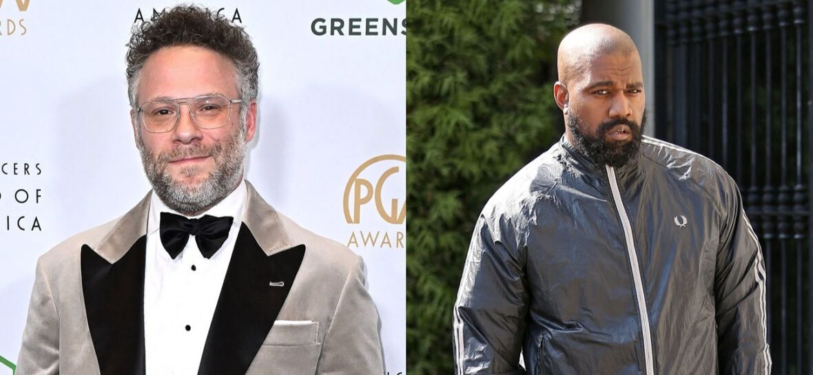 Seth Rogen and Jon Stewart rip apart Kanye West for attempted comeback