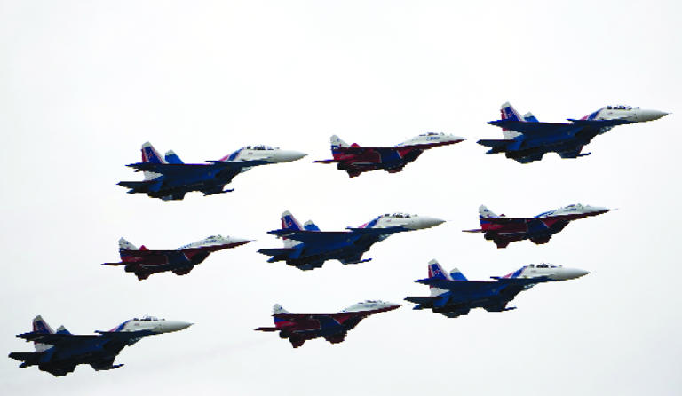 Vladimir Putin vows Ukraine win at scaled-down Victory Day parade