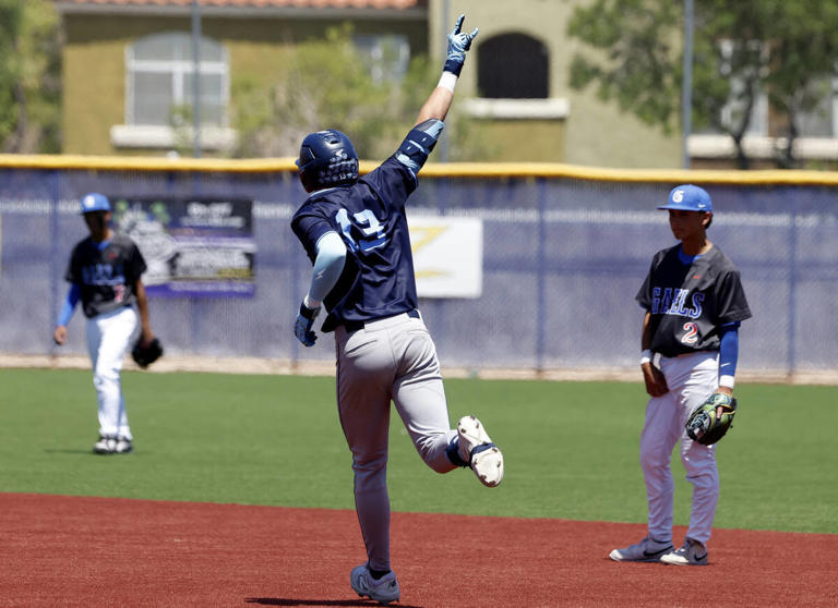 Gorman rebounds to beat Centennial for 5A region baseball title — photos