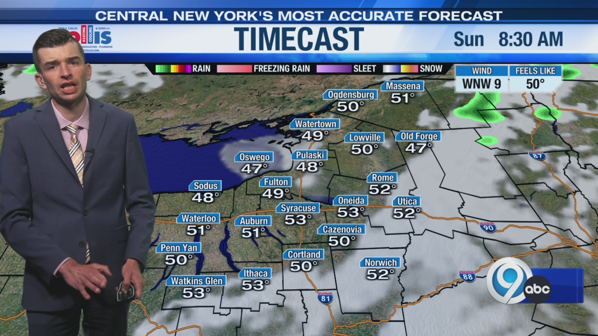 Storm Team forecast: Saturday night 05.09.2026