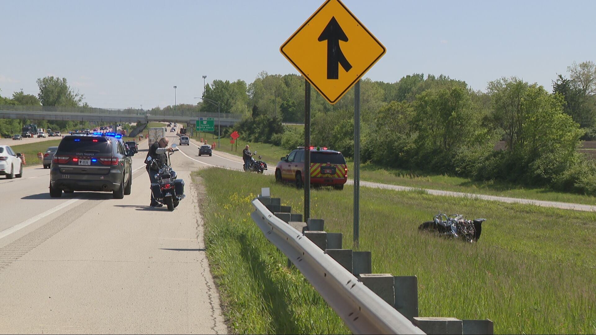 68-year-old motorcyclist dies in crash on ramp from I-70