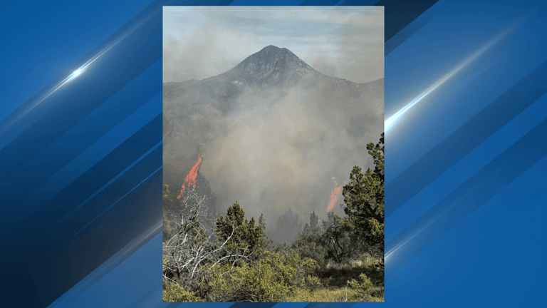 Firefighters battling new wildfire along Highway 26 in Wheeler County