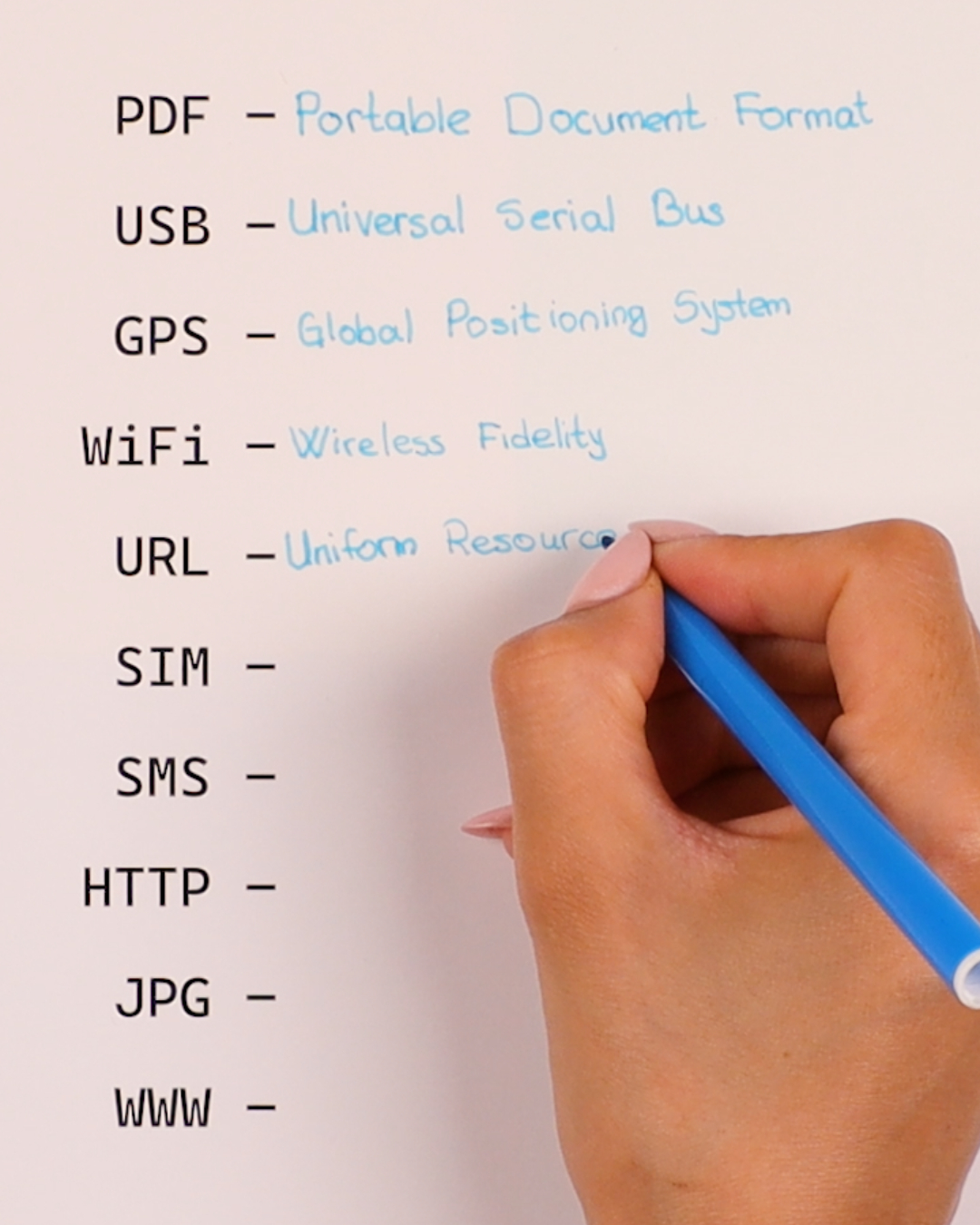 La véritable signification des acronymes technologiques👩‍💻