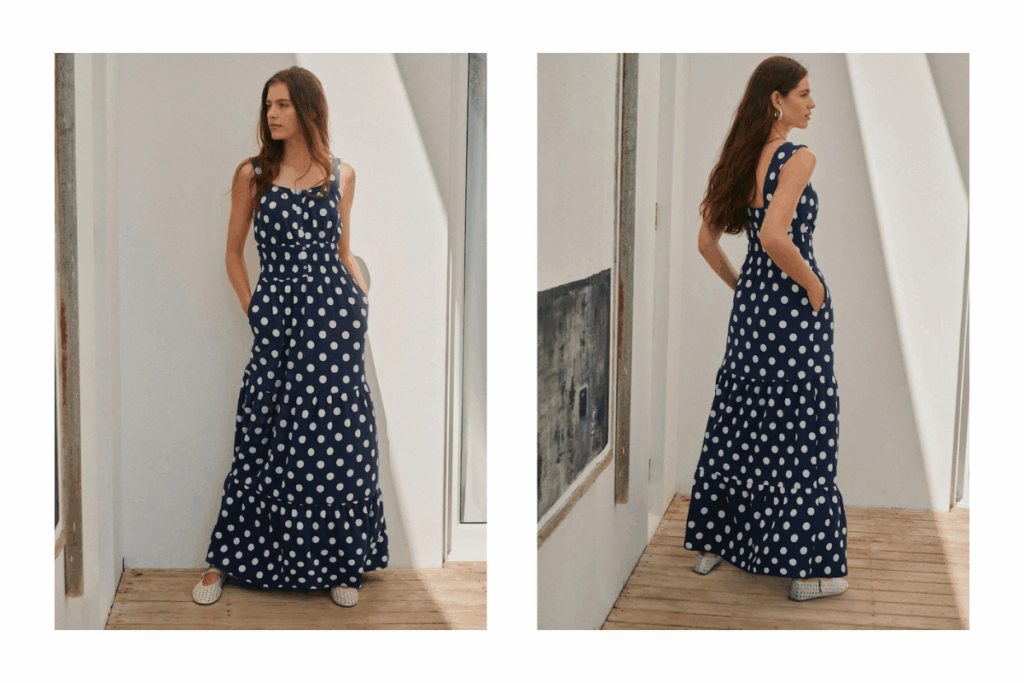 Polka dots are in this season, and Next’s £32 dress is the effortless ...