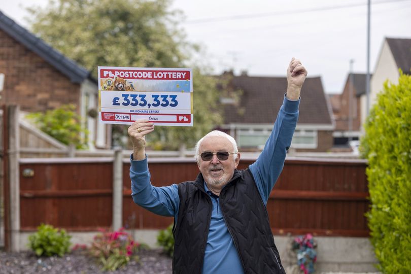 It's unbelievable: Postcode Lottery joy for Crewe widower
