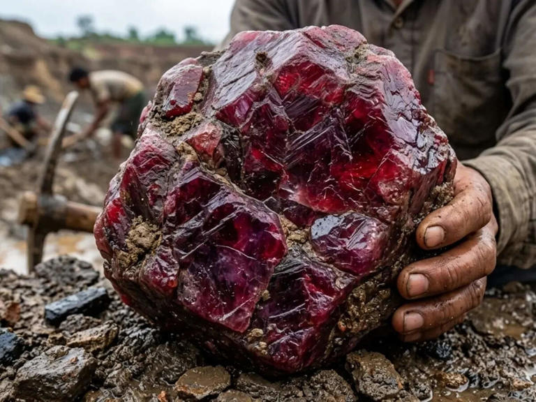 Miners unearthed an 11,000-carat ruby in Myanmar, but the real story ...