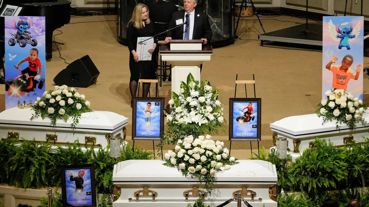 Funeral honors eight children killed in Louisiana mass shooting