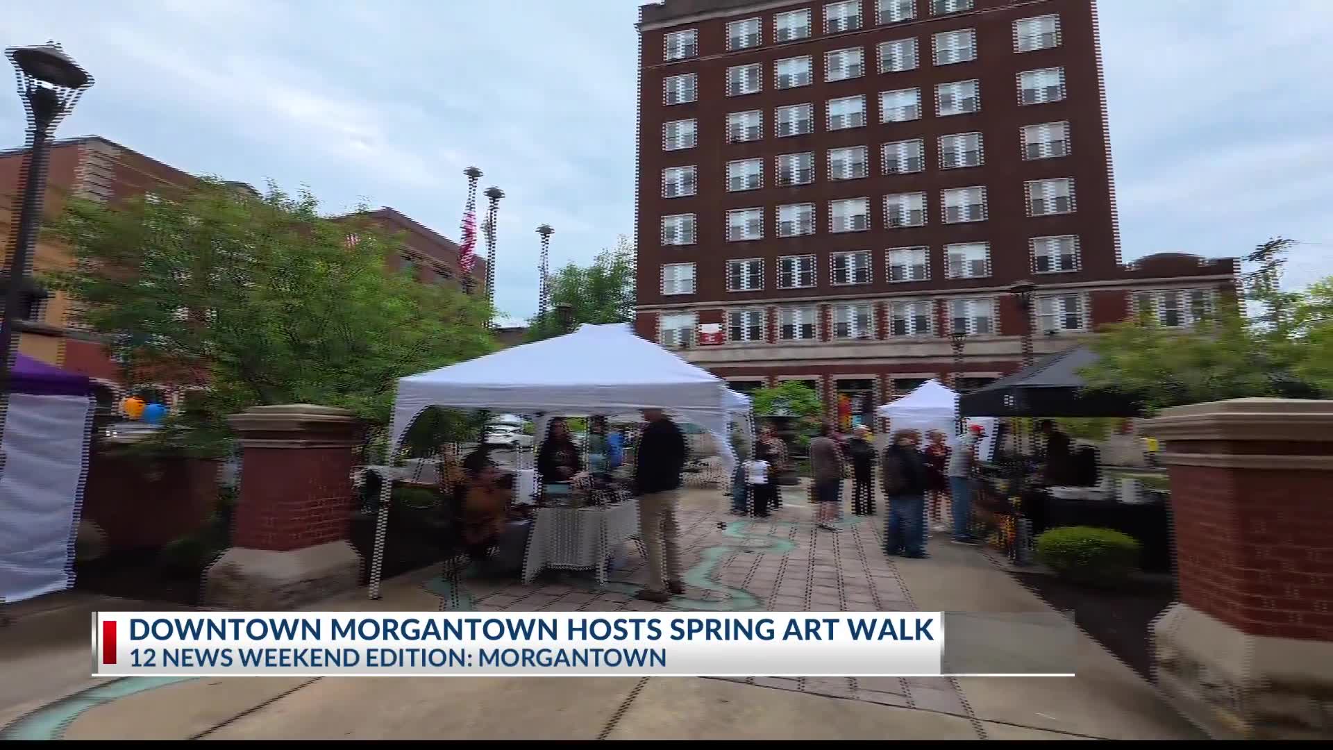 Local artists and businesses shine at Morgantown's Spring Art Walk