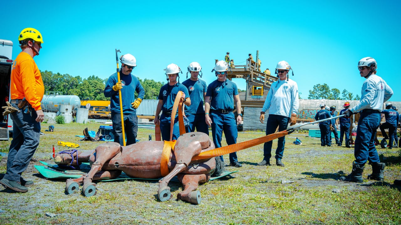JFRD firefighters train for large animal emergencies