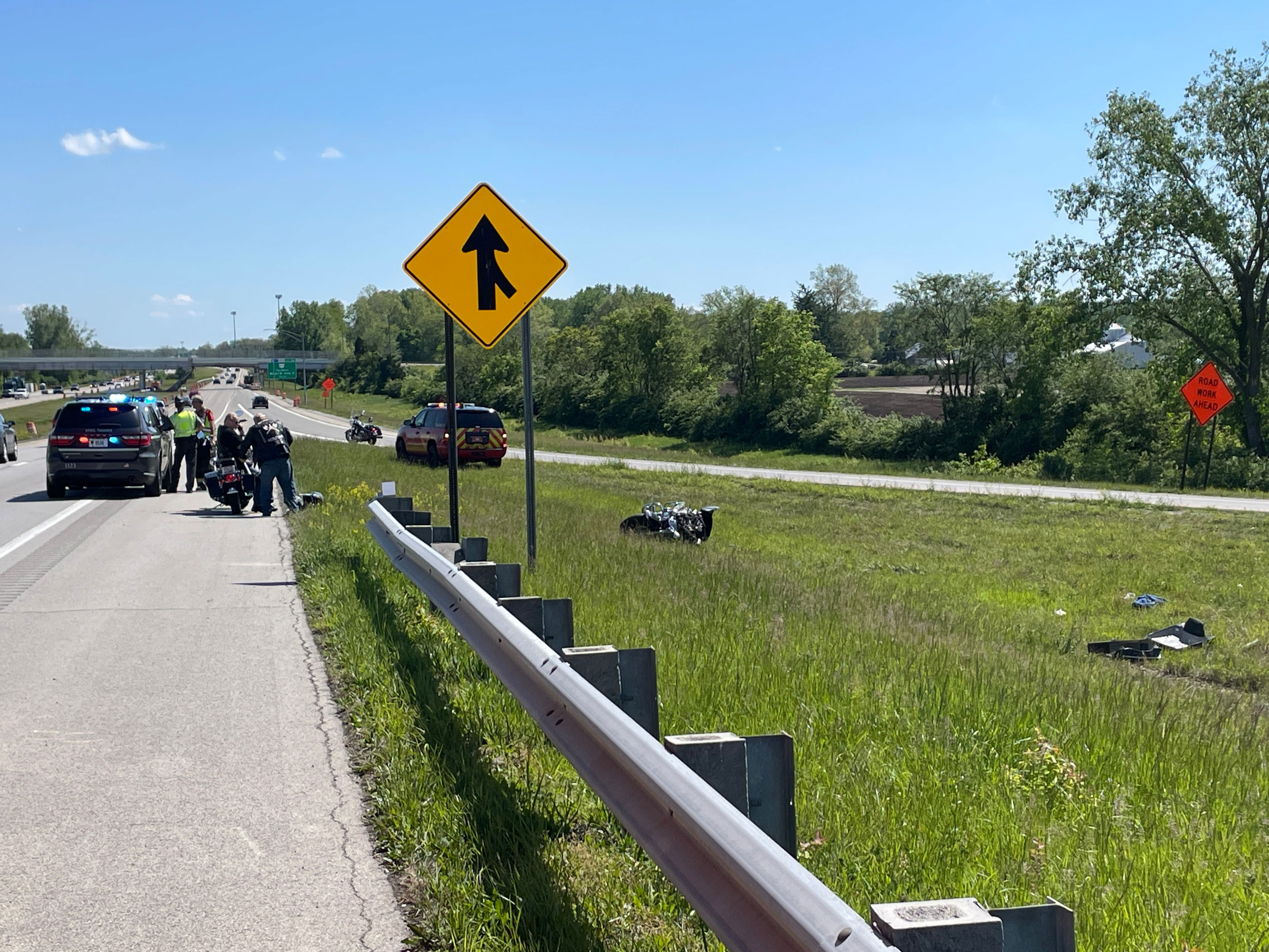 68-year-old motorcyclist dies in crash on ramp from I-70