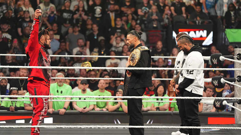 Roman Reigns retains world heavyweight title against Jacob Fatu at WWE ...