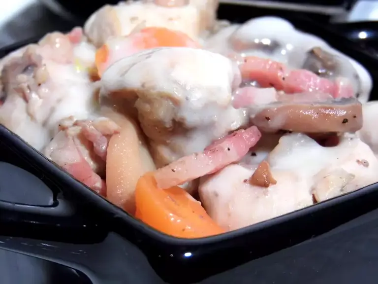 Blanquette de dinde à l'ancienne