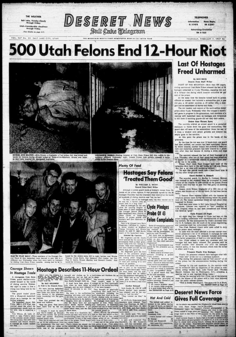 Replaying the Utah church ball game that ended in a prison riot — literally