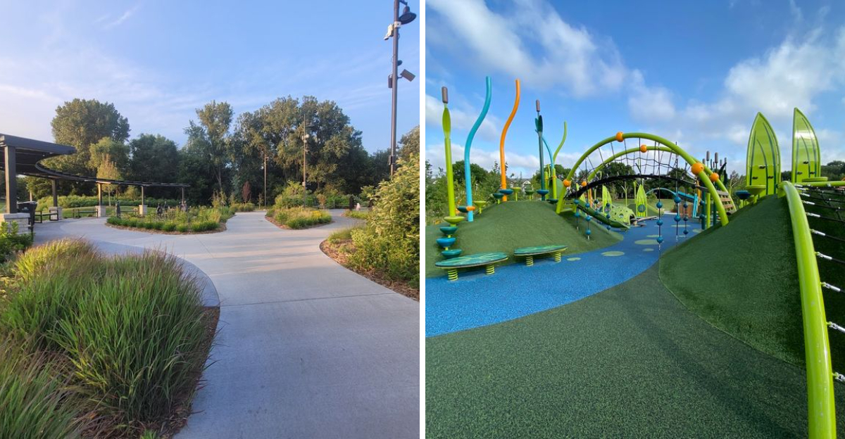 The nature inspired destination playground at this Minnesota park is a ...