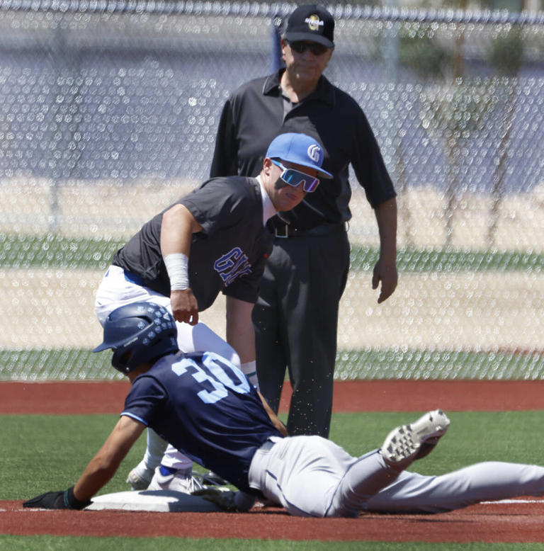 Gorman rebounds to beat Centennial for 5A region baseball title — photos