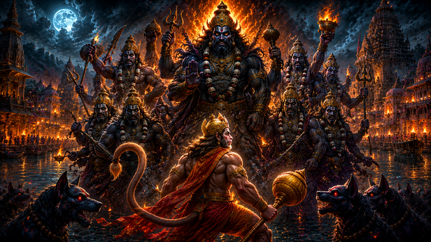 Why Ashtabhairav stopped Hanuman in Kashi