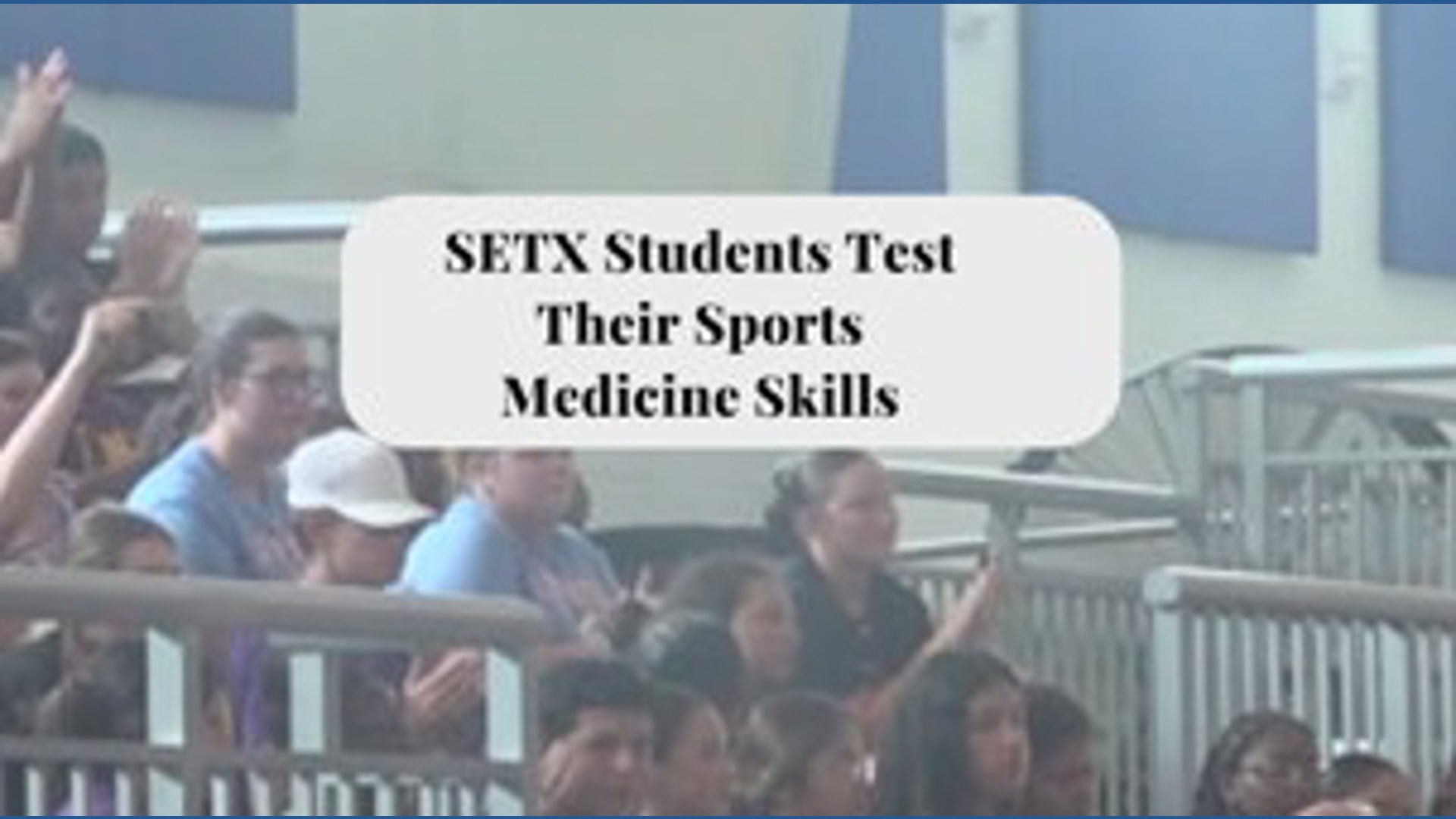 Southeast Texas students compete in sports medicine challenges
