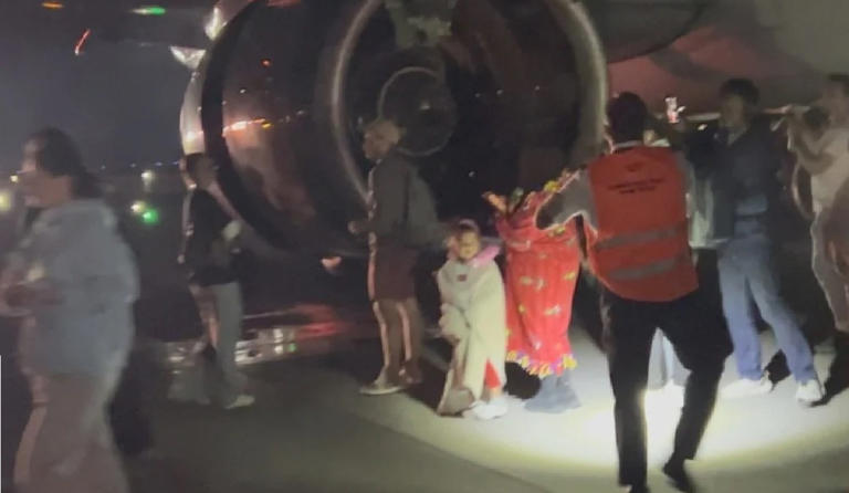 Frontier Airlines plane hits pedestrian during takeoff at Denver ...
