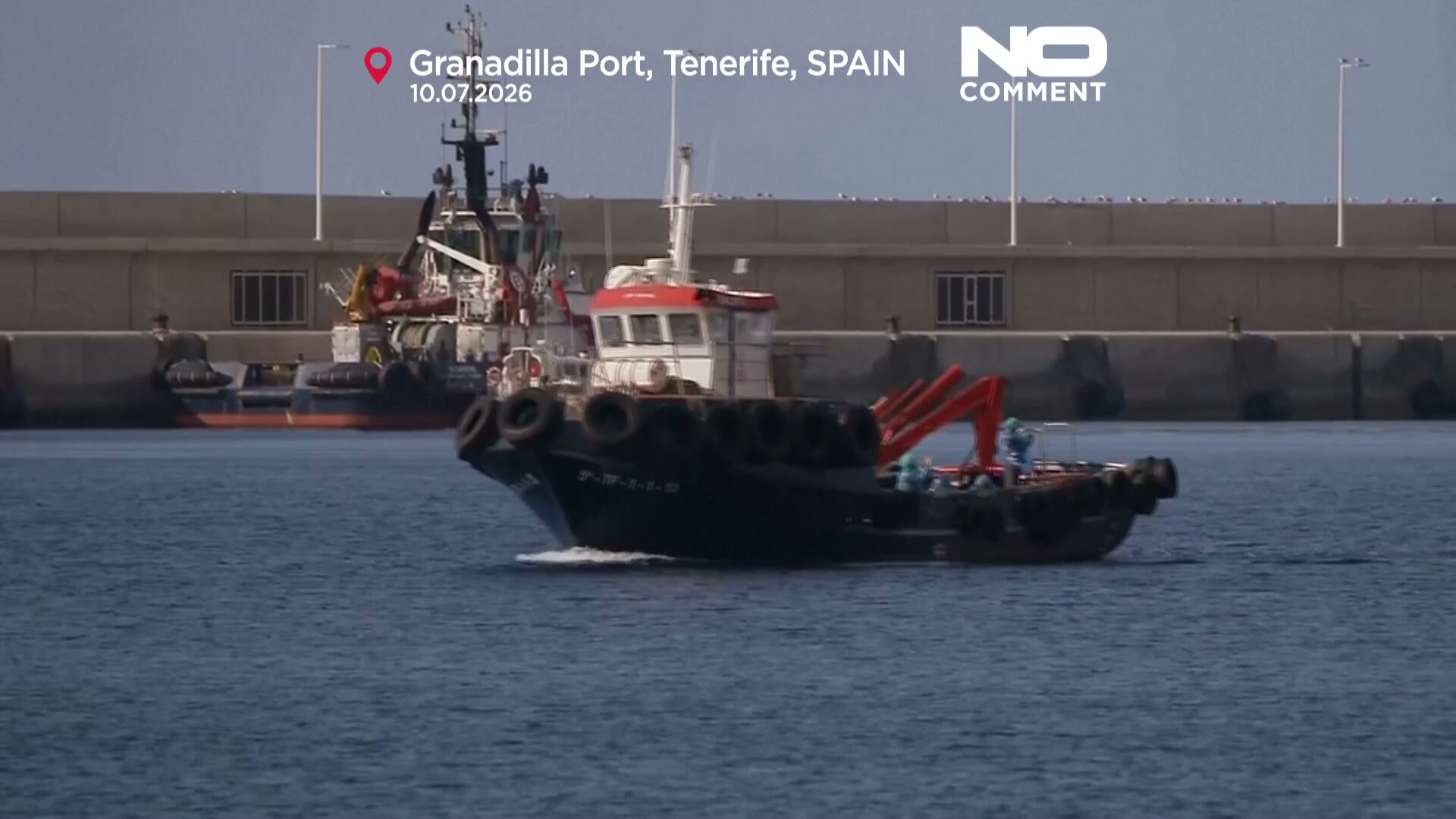 Evacúan a los pasajeros del crucero con hantavirus en Tenerife