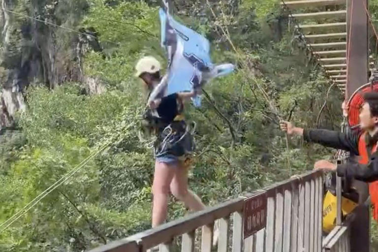 Teen screams chilling warning before plummeting to her death from 550ft ...