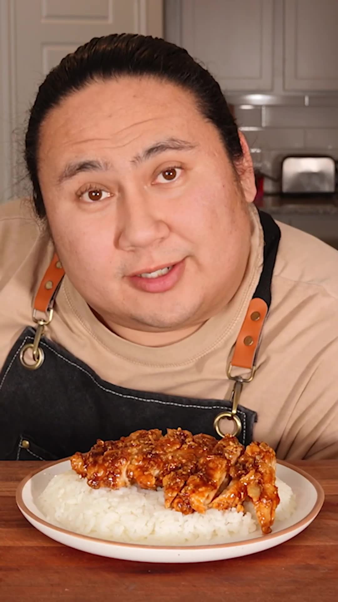 Glazed chicken with incredible sticky sauce